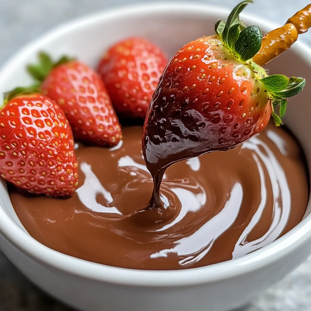 3-Ingredient Chocolate Dip - Ko Recipe