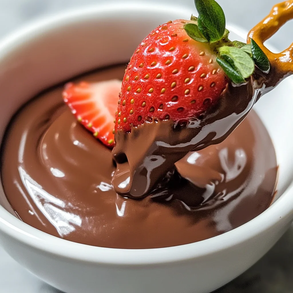 3-Ingredient Chocolate Dip - Ko Recipe