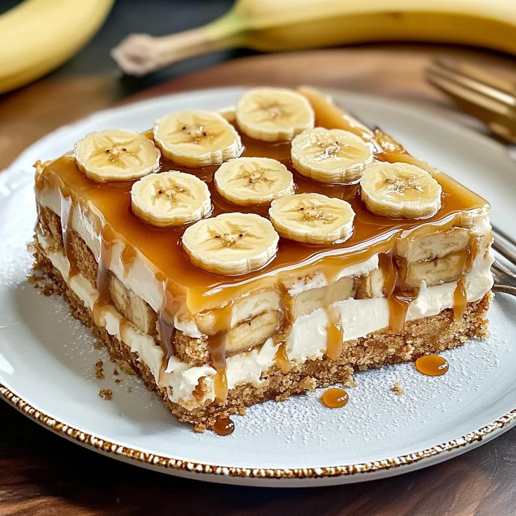 Salted Caramel Banana Ritz Icebox Cake - Ko Recipe